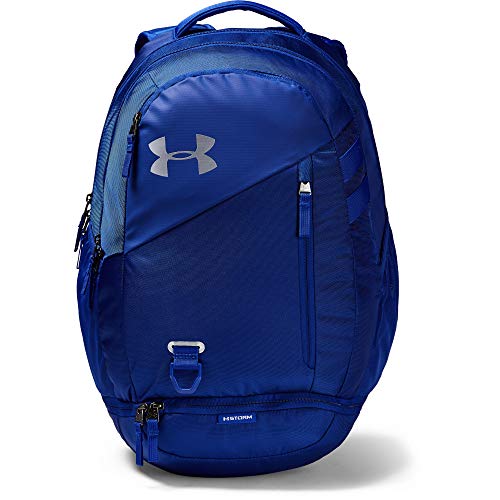 Under Armour Adult Hustle 4.0 Backpack, Royal (400)/Silver, One Size