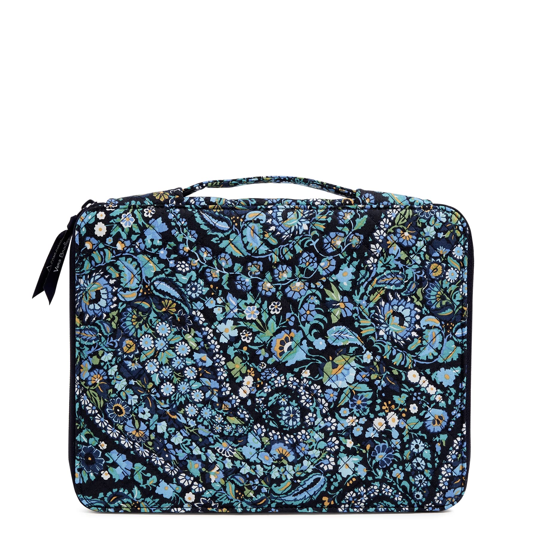 Vera Bradley Women's Cotton Tablet Organizer, Dreamer Paisley - Recycled Cotton, One Size