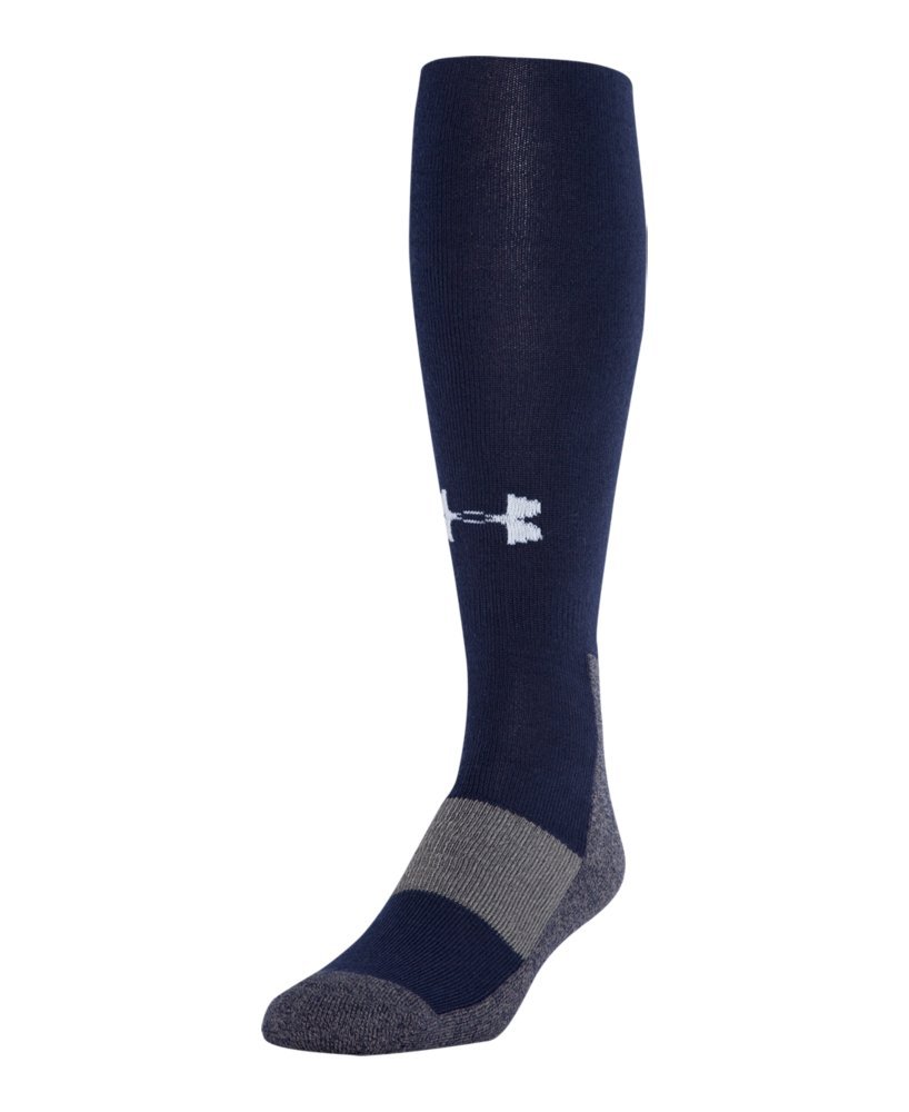 Under Armour Men's Football Over-the Calf Socks (1 Pair), Midnight Navy, Medium