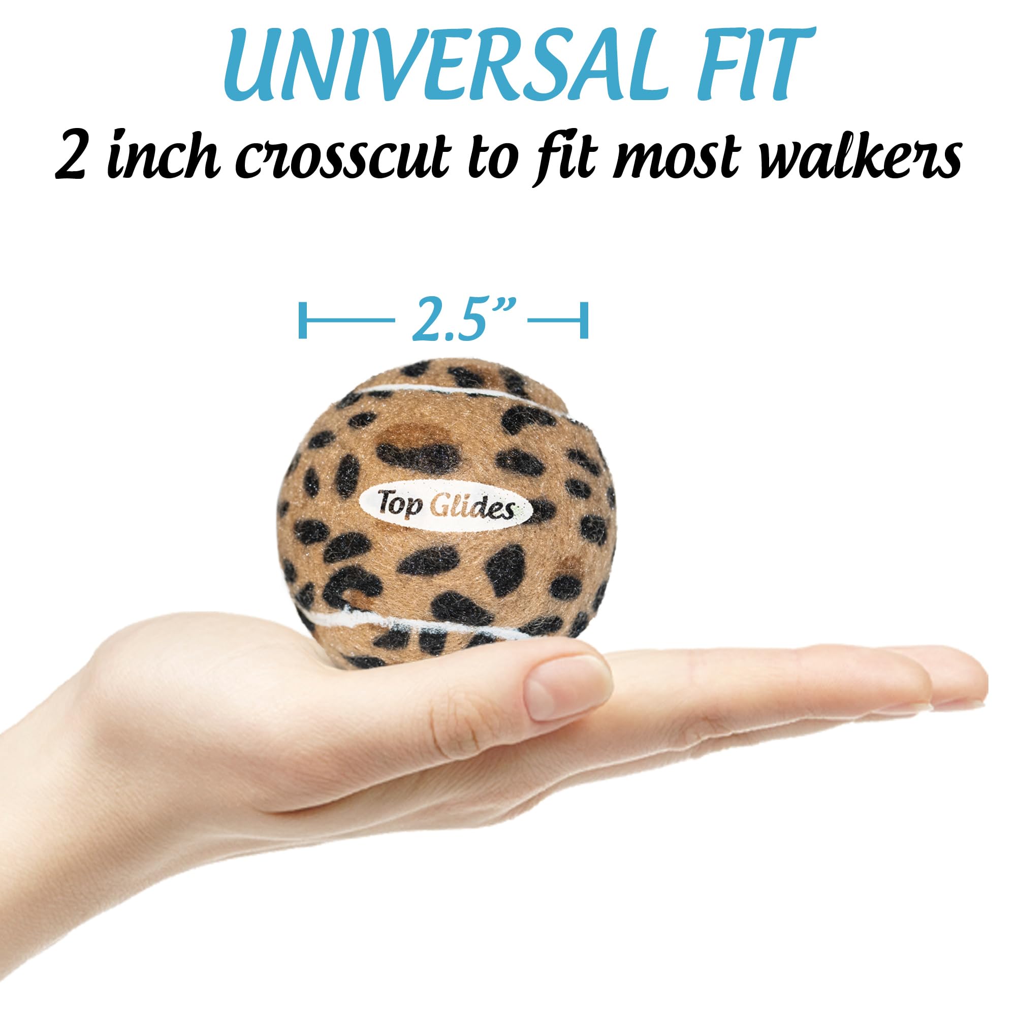 TG Special Editions Pre-Cut Walker Tennis Balls (Leopard)