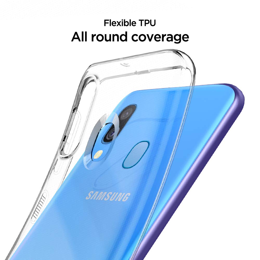 Spigen Liquid Crystal Designed for Samsung Galaxy A40 Case (2019) - Crystal Clear