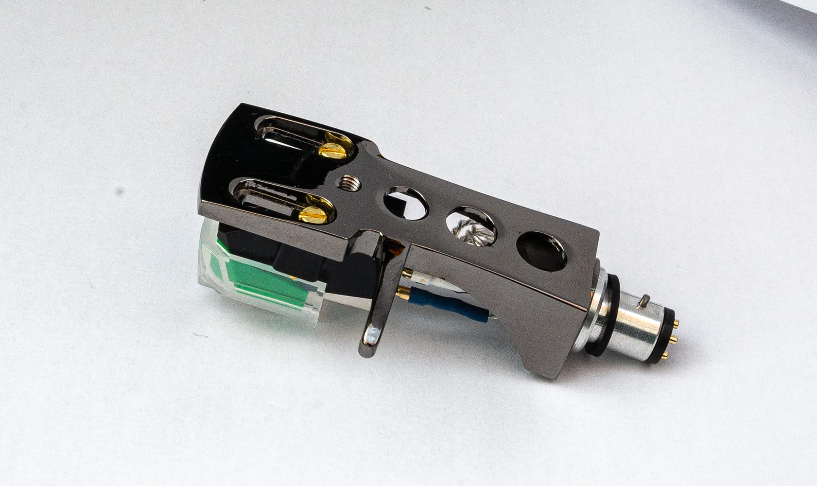 Titanium Headshell with AT VM95e Elliptical Stylus, Cartridge, Silver Litz Connections and V2 Pro Lube for Technics SL-1200, SL-1210, SL-1600, SL-1610, SL1700, SL-1710, SL-1800