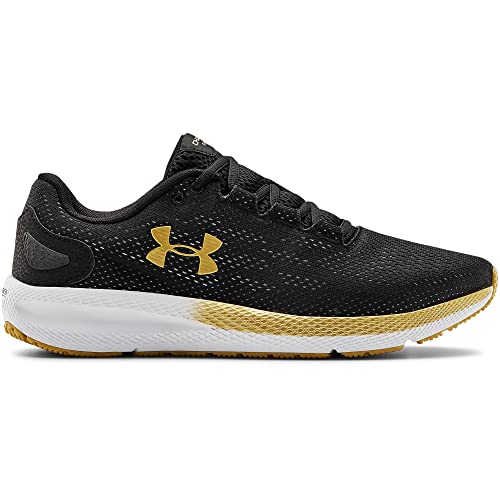 Under Armour Men's Charged Pursuit 2 Running Shoe, Black (005)/White, 7