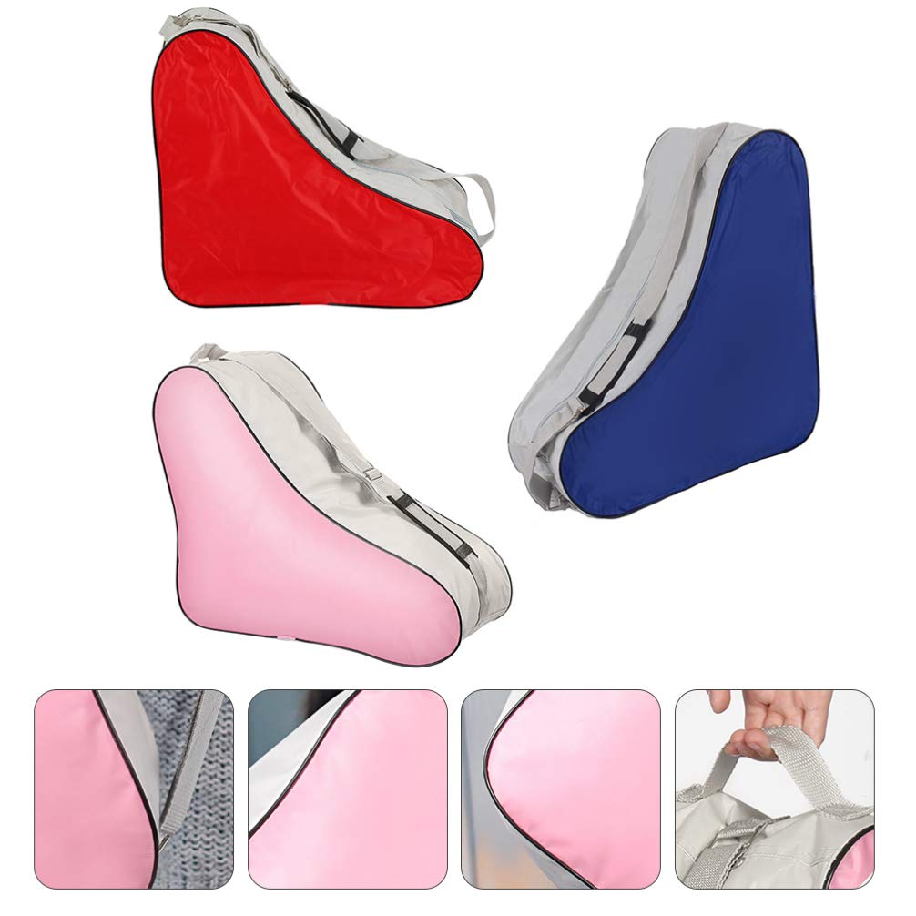 VOSAREA 3pcs Roller Skates Bag Ice Skates Backpack Roller Skates Tote Bag Roller Skating Storage ice Skates Bag Bag Standard Skate Bag