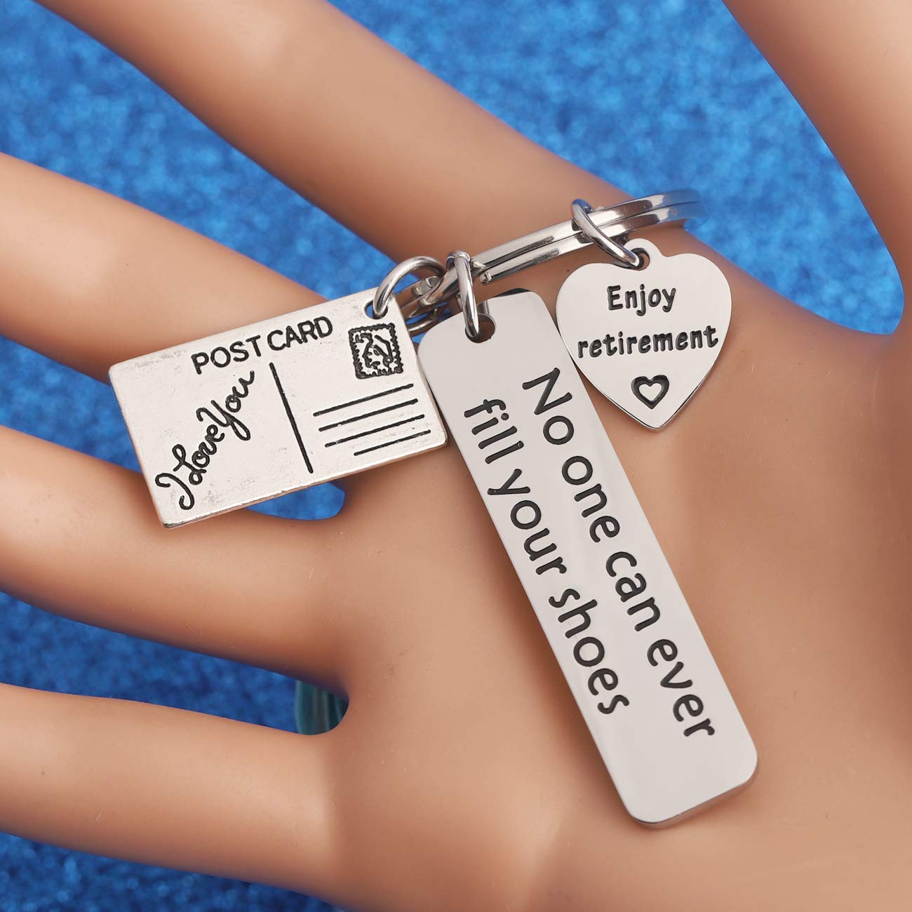 WUSUANED Mail Carrier Retirement Keychain RetirementGift for Mail Carrier Postal Worker