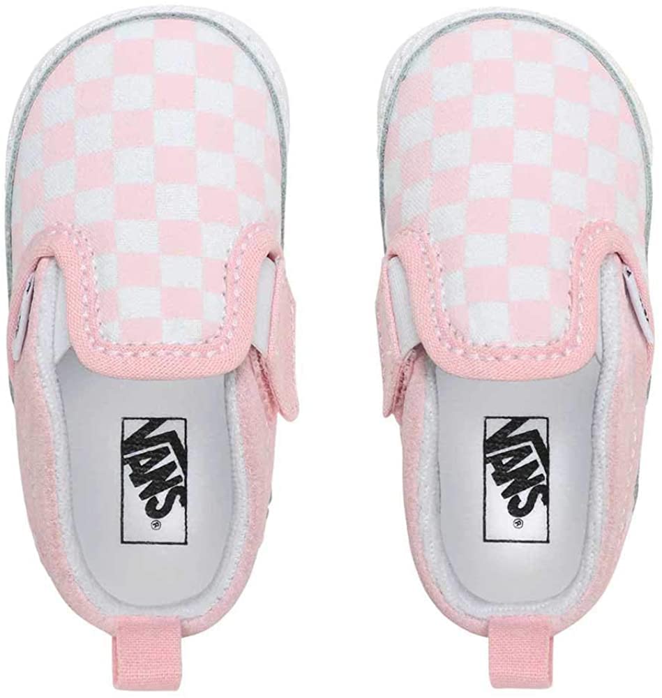 Vans Infant/Toddler Race Flame Slip on V Crib Kids Baby Shoe