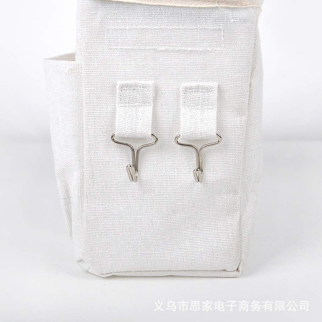 xiuersty Bedside Caddy Hanging Storage Bag Bins Cubes Organizer Dorm Room Phone Book Magazine Holder for Bedroom Clothes,T-Shirts,Handbag