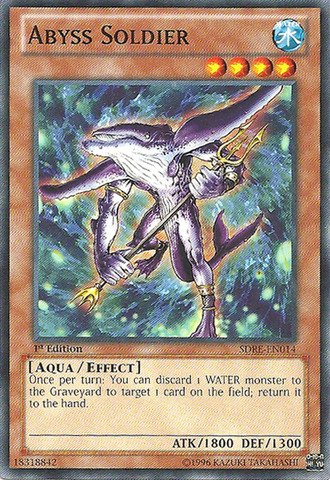 Yu-Gi-Oh! - Abyss Soldier (SDRE-EN014) - Structure Deck: Realm of The Sea Emperor - 1st Edition - Common