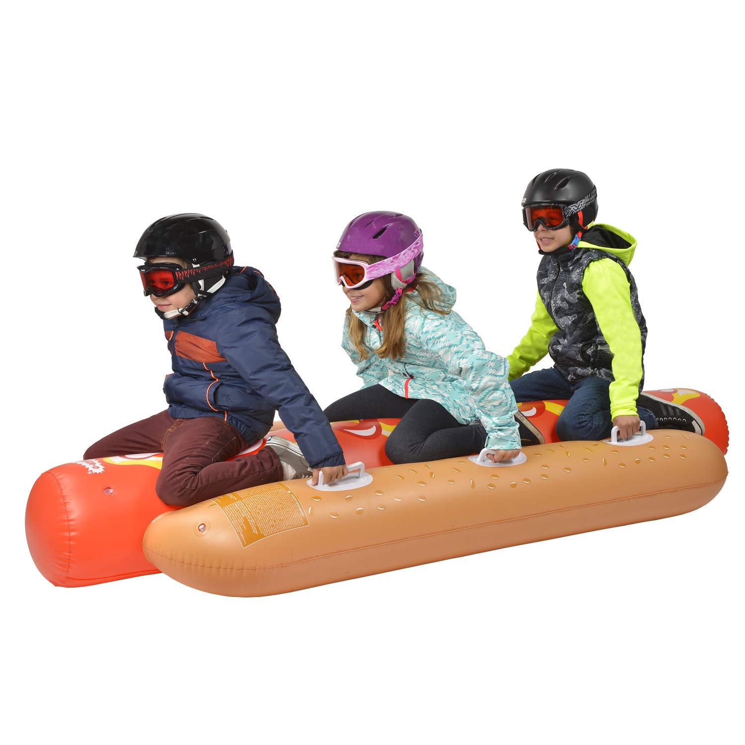 Wham-O Snowboogie Hot Dog Tube 93 Inch Winter Sports Snow Tube