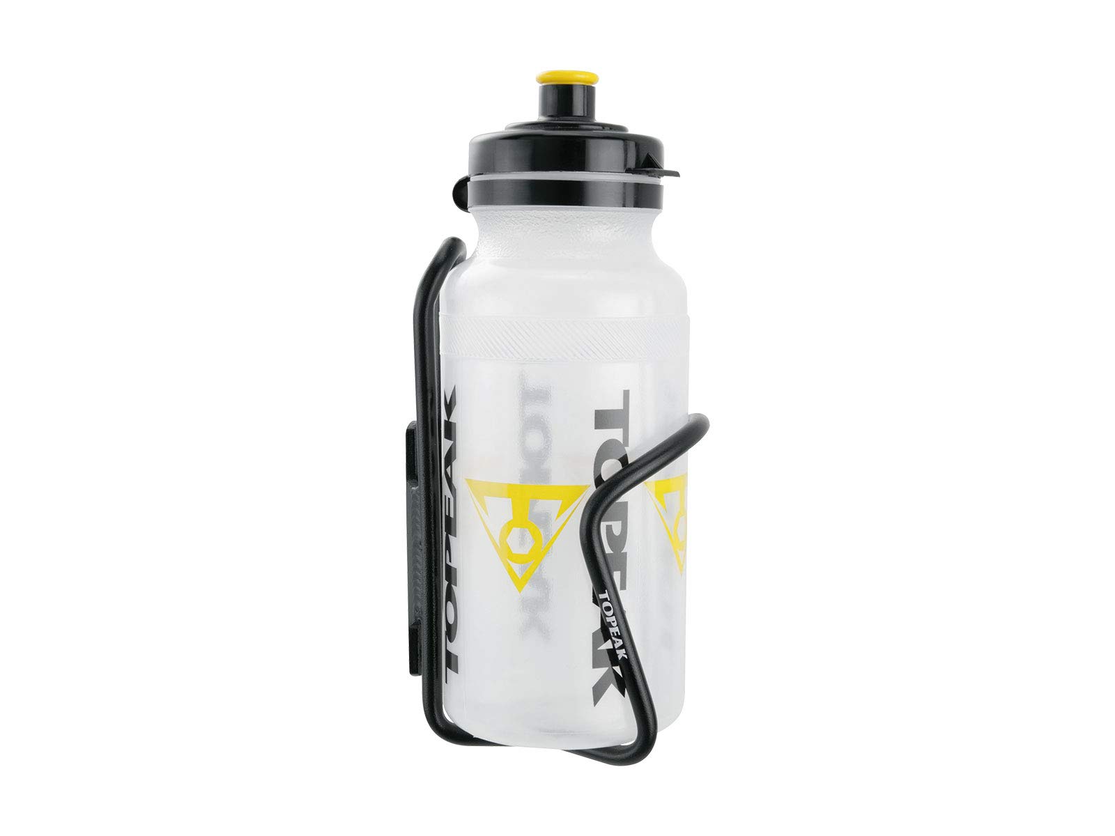 Topeak Shuttle Cage AL Bicycle Waterbottle Cage (Black), L x W x H 8.4 x 7.9 x 14.7 cm / 3.3” x 3.1” x 5.8”