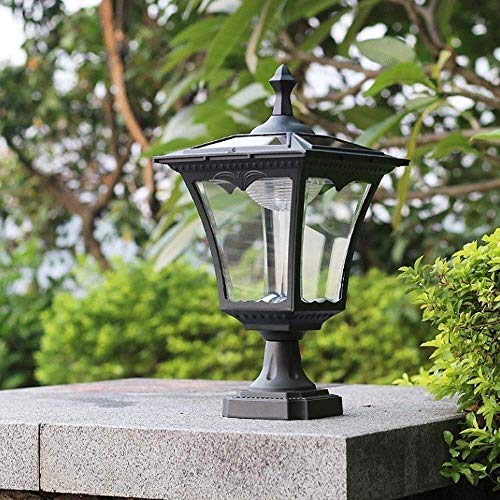 Xungzl Victoria Outdoor LED Solar Column Headlights Fence Door Post Headlights IP65 Waterproof Rust-Proof Garden Villa Landscape Lights Home Engineering Column Headlights