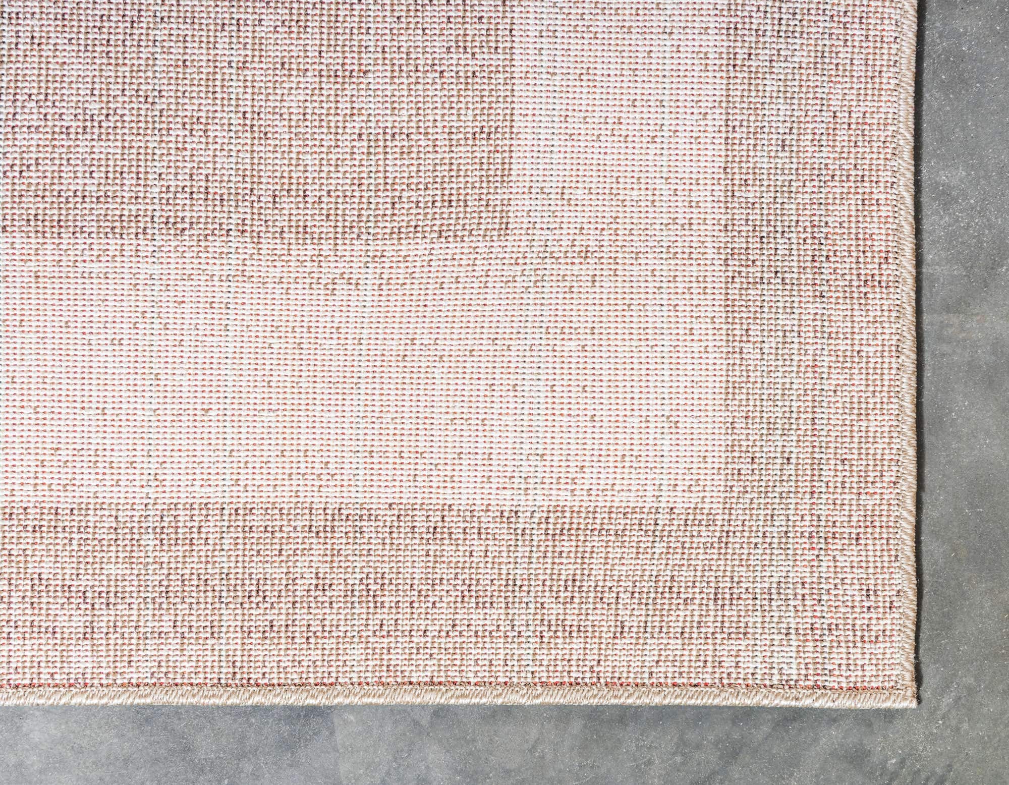 Unique Loom Del Mar Collection Area Rug - Maria (2' 2" x 3' 1" Rectangle, Light Brown/ Ivory)