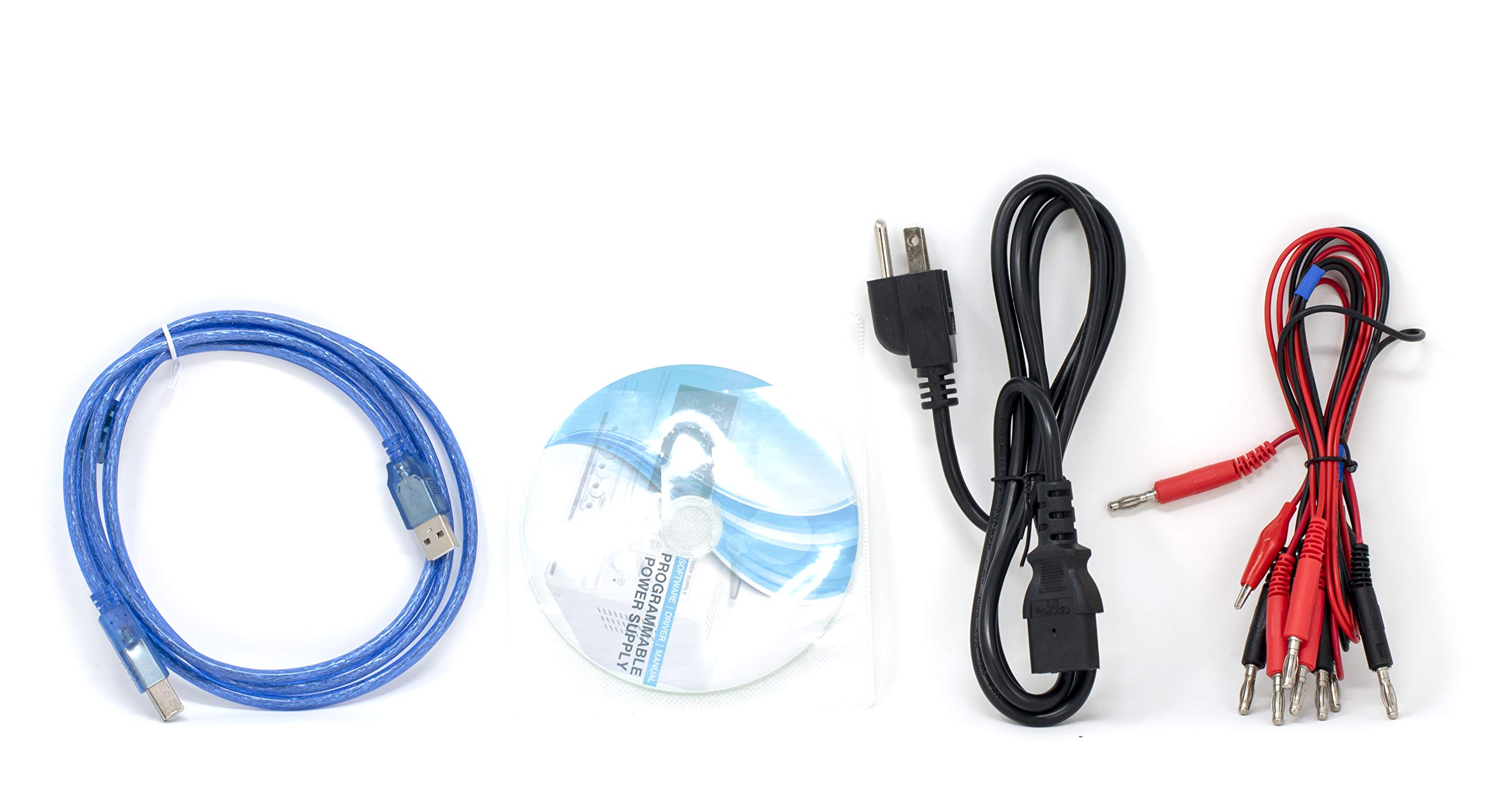 Tekpower TP3003PIII Programmable Variable Regulated Triple Output DC Power Supply, 0-30V at 0-3A