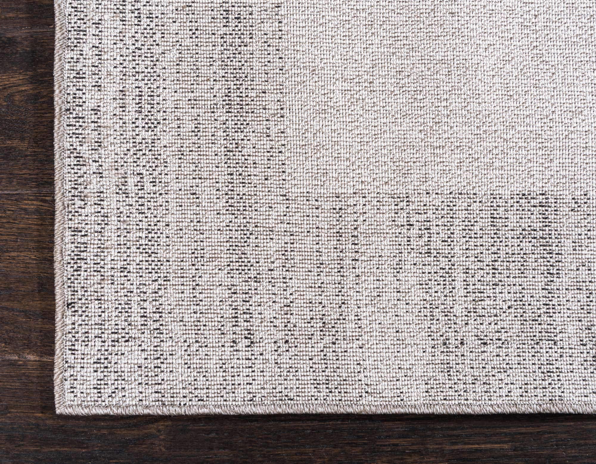 Unique Loom Del Mar Collection Area Rug - Abigail (9' x 12' Rectangle, Light Gray/ Black)