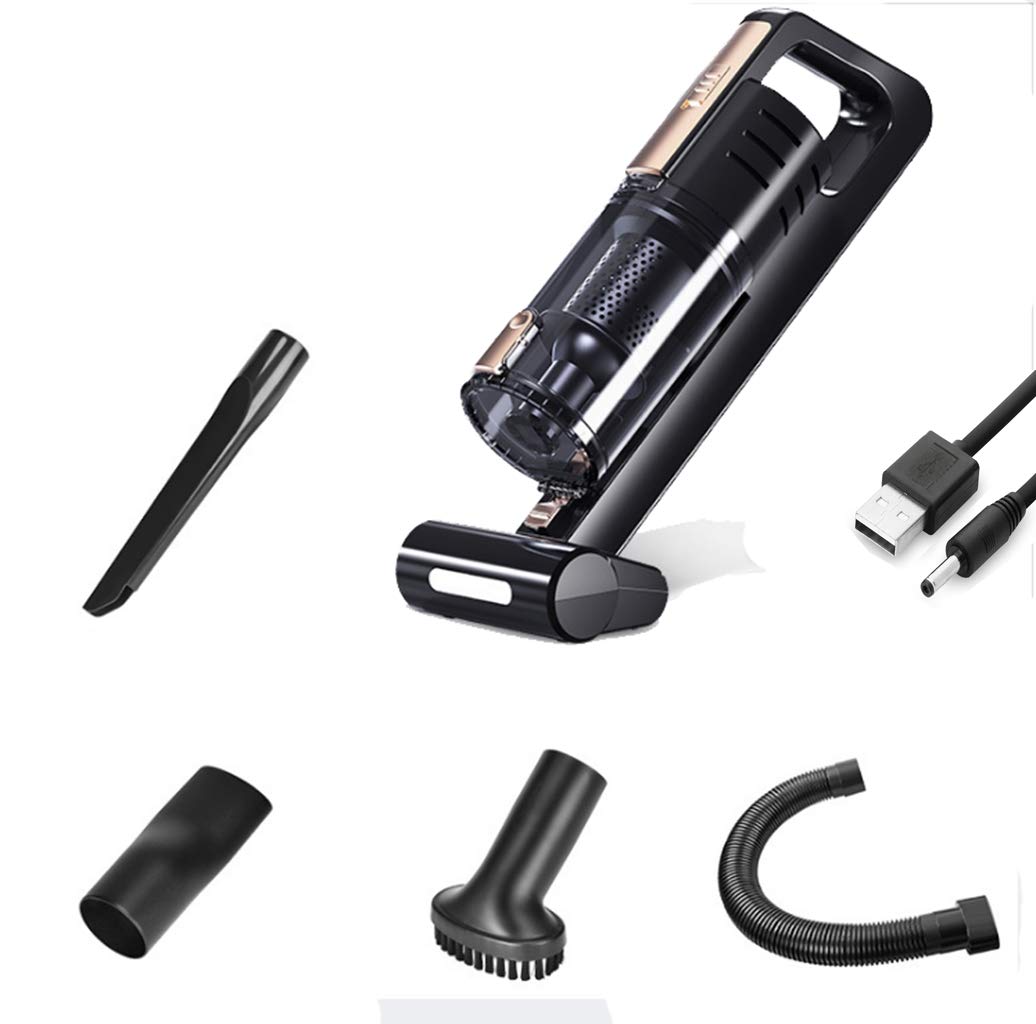 Veekar 110W High Power Portable Cordless Car Vacuum Cleaner Electric Floor Brush with Led Light