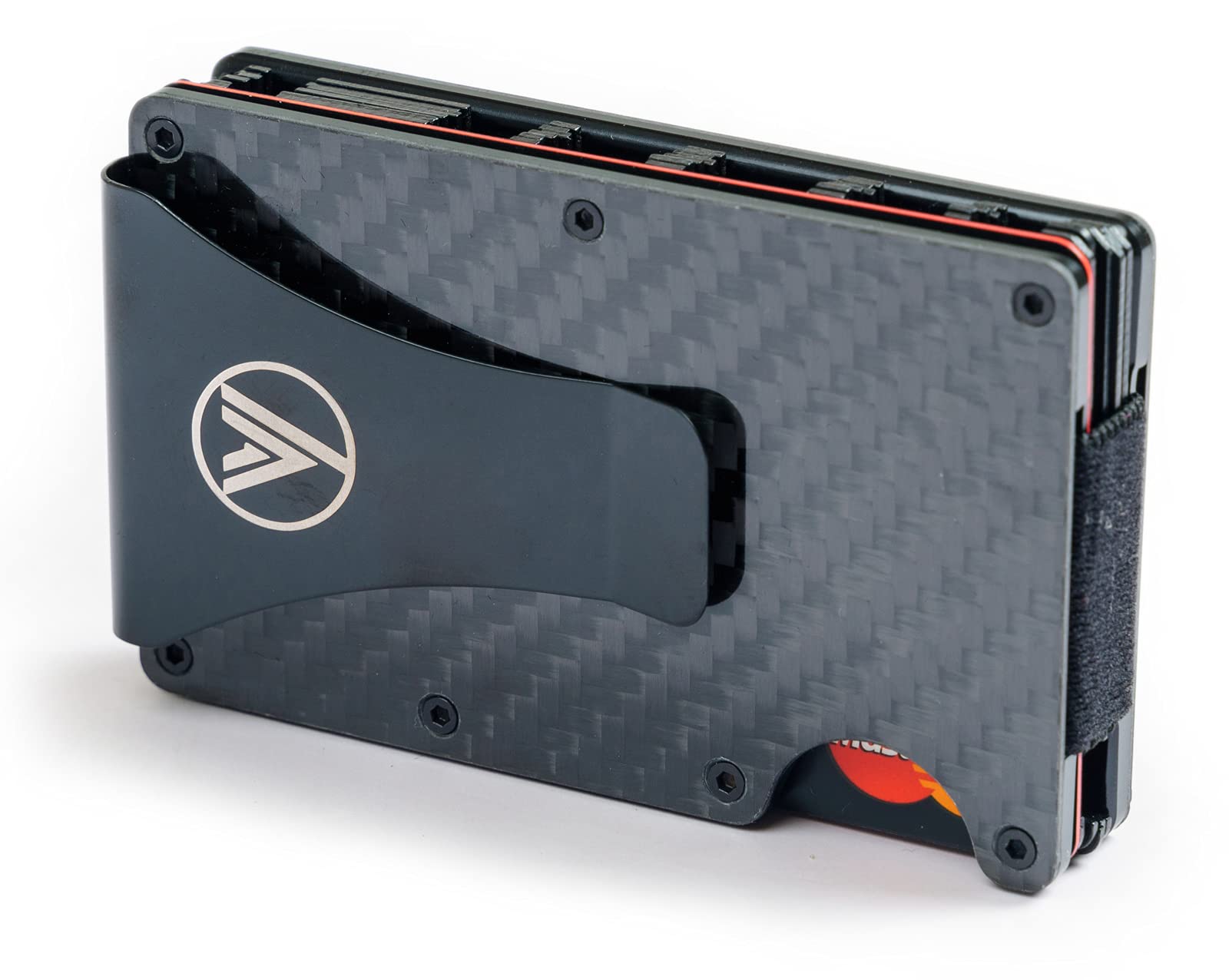 Yoyoapple Minimalist Wallet For Men with Multitool Card,Carbon Fiber Card Holder Wallet Thin Metal Wallets For Men Slim Wallet For Men With Money Clip