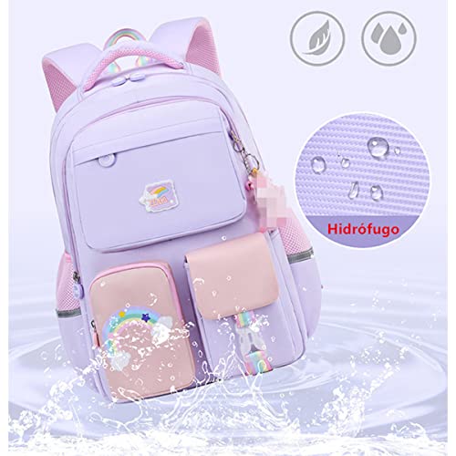 XYXBEBAO Large Girls Schoolbag Student Schoolbag 15.6 inch Laptop Backpack Kawaii Backpack (Pink) age:over 8 years old
