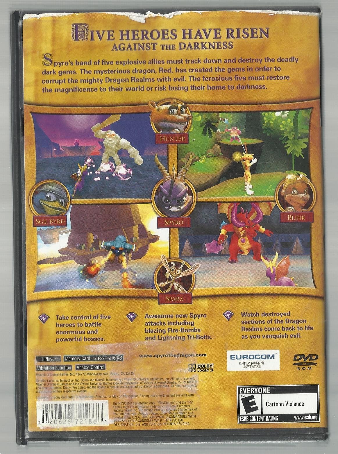 Spyro A Hero's Tail - PlayStation 2