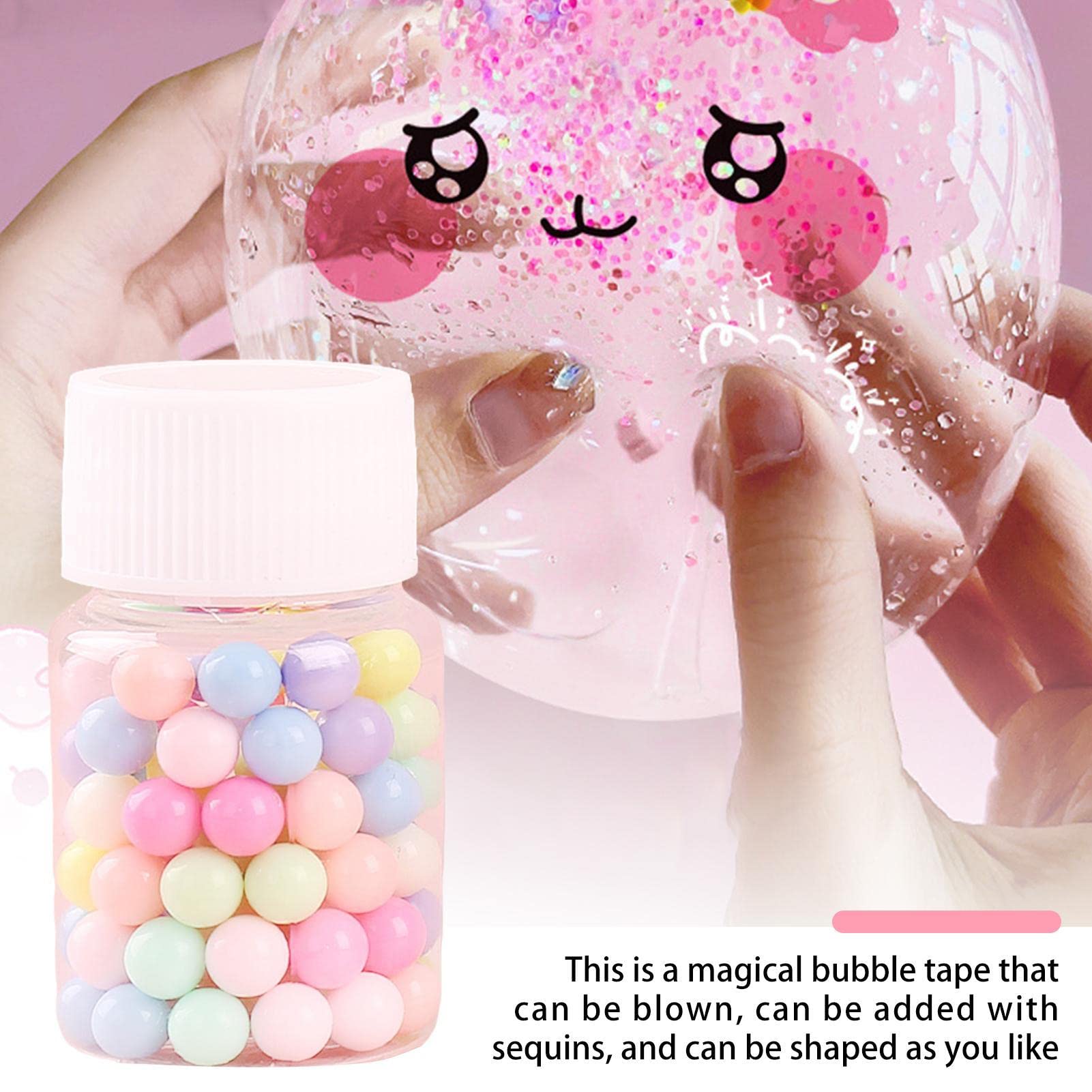 Shakven Nano Tape Bubbles | Double Sided Tape Magic Bubbles,Nano Tape Elastic Bubble Craft Kit for Girls, Boys, Kids, Adults