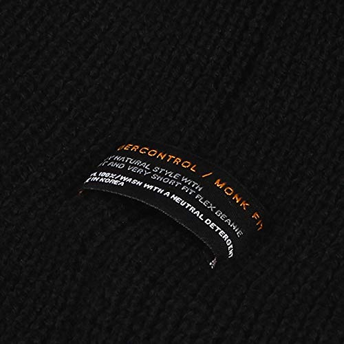 UNDERCONTROL Winter Fisherman Beanie Free Size Men Women - Unisex Stylish Plain Skull Hat Watch Cap (Black)