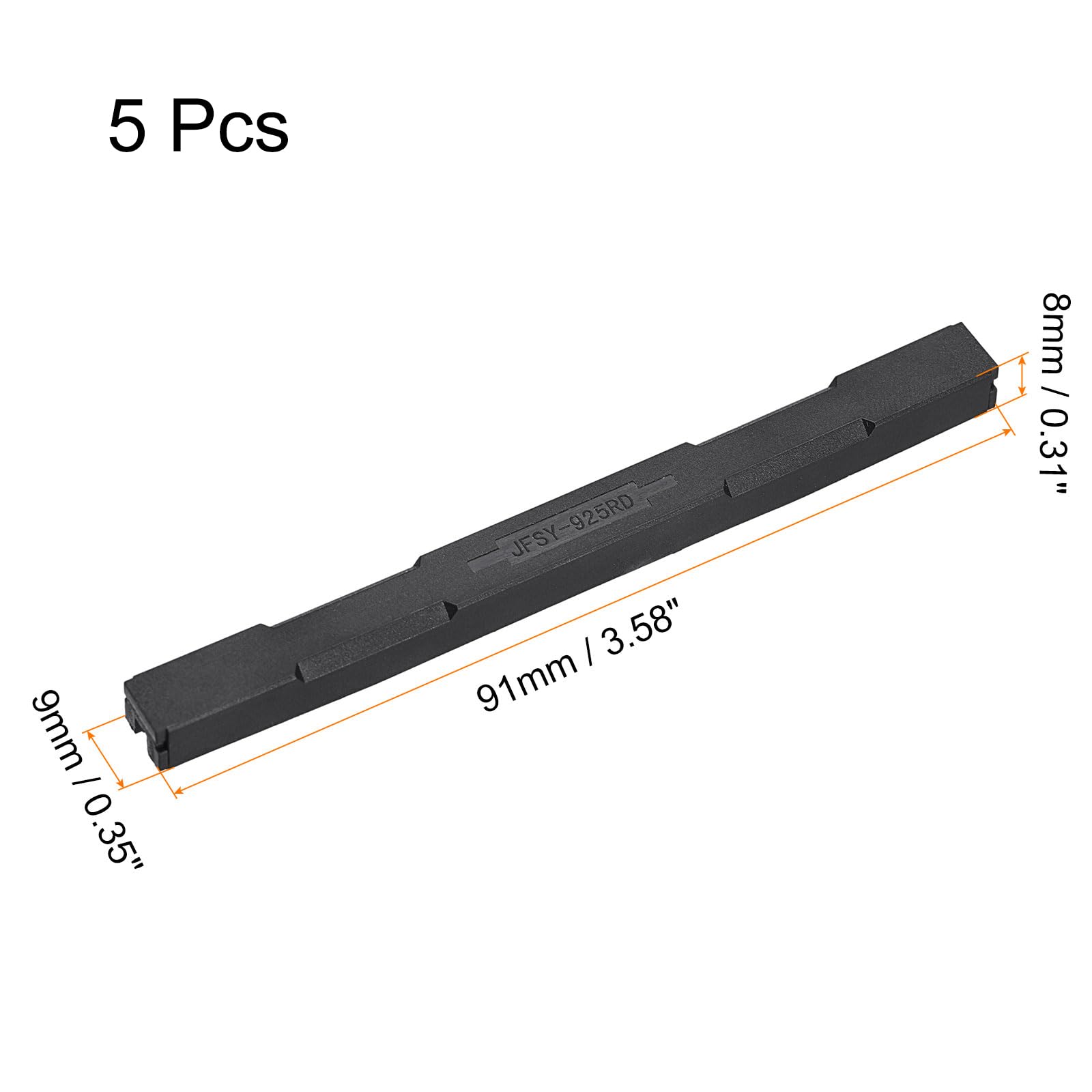 uxcell Optic Fiber Quick Connector for Server Rack, Patch Panel,Mechanical Splice Fast Adapter MM/SM for FTTH Fiber Connection 5Pcs