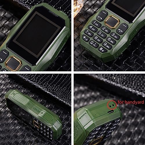 Unlocked Senior Cell Phone 2G Dual SIM Card, HD Screen, Loud Sound, SOS Button, Long Battery Life, 1.8 inch, 5800mAh, Micro USB Charging Port (US Plug)