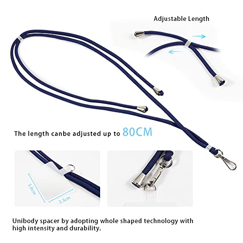 Shantime Doogee N20 Pro Case + Universal Mobile Phone Lanyards, Neck/Crossbody Soft Strap Silicone TPU Cover Bumper Shell for Doogee N20 Pro (6.3β)
