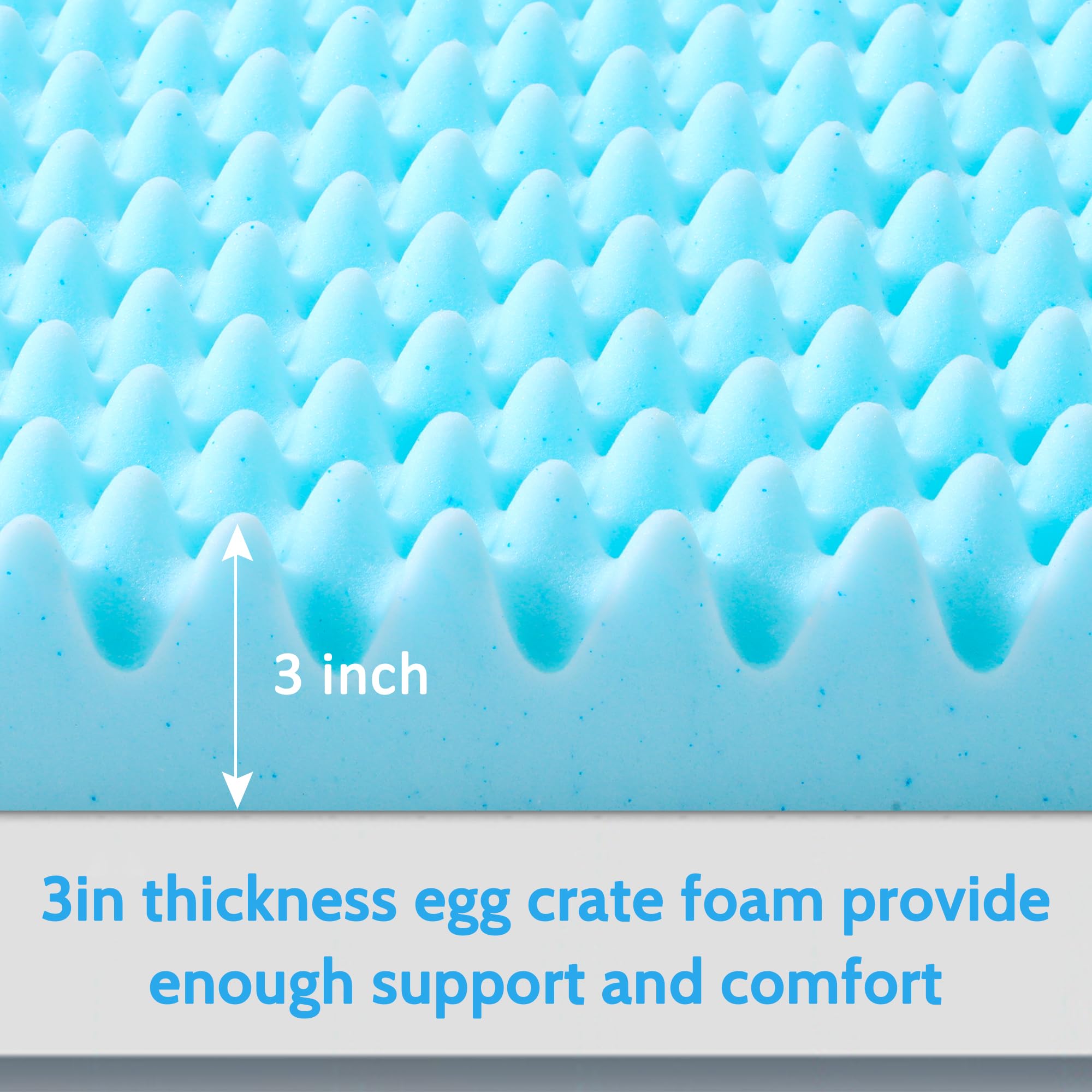 Swbvs Queen Mattresses in a Box, 3 Inch Memory Foam Mattress Quees Size with Queen Bed Mattress Pressure Relief & Supportive Queen Size Mattresses