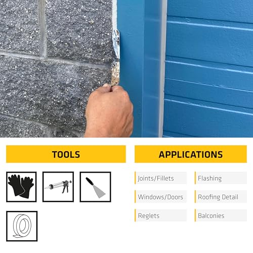 Sikaflex-1a self-leveling concrete sealant - Limestone - Use in green and damp applications - Premium-grade adhesive for a range of joints - 10.1 fl oz