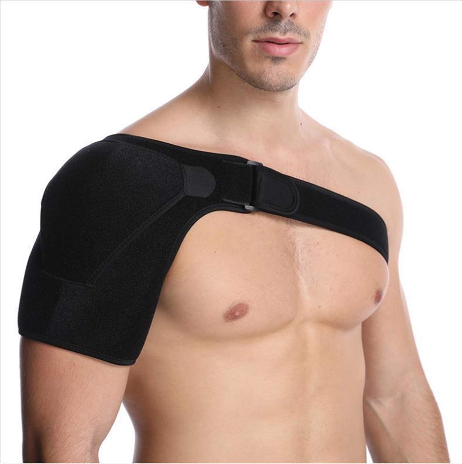 YUIJ Shoulder Brace Rotator Cuff Compression Support,Men, Women, Left, Right Arm Injury Prevention Stabilizer Sleeve Wrap