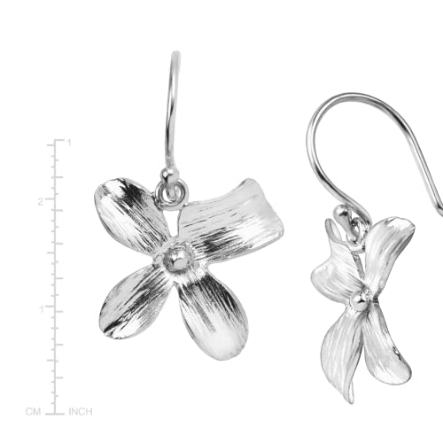 Silpada 'Garden Whimsy' Floral Drop Earrings in Sterling Silver