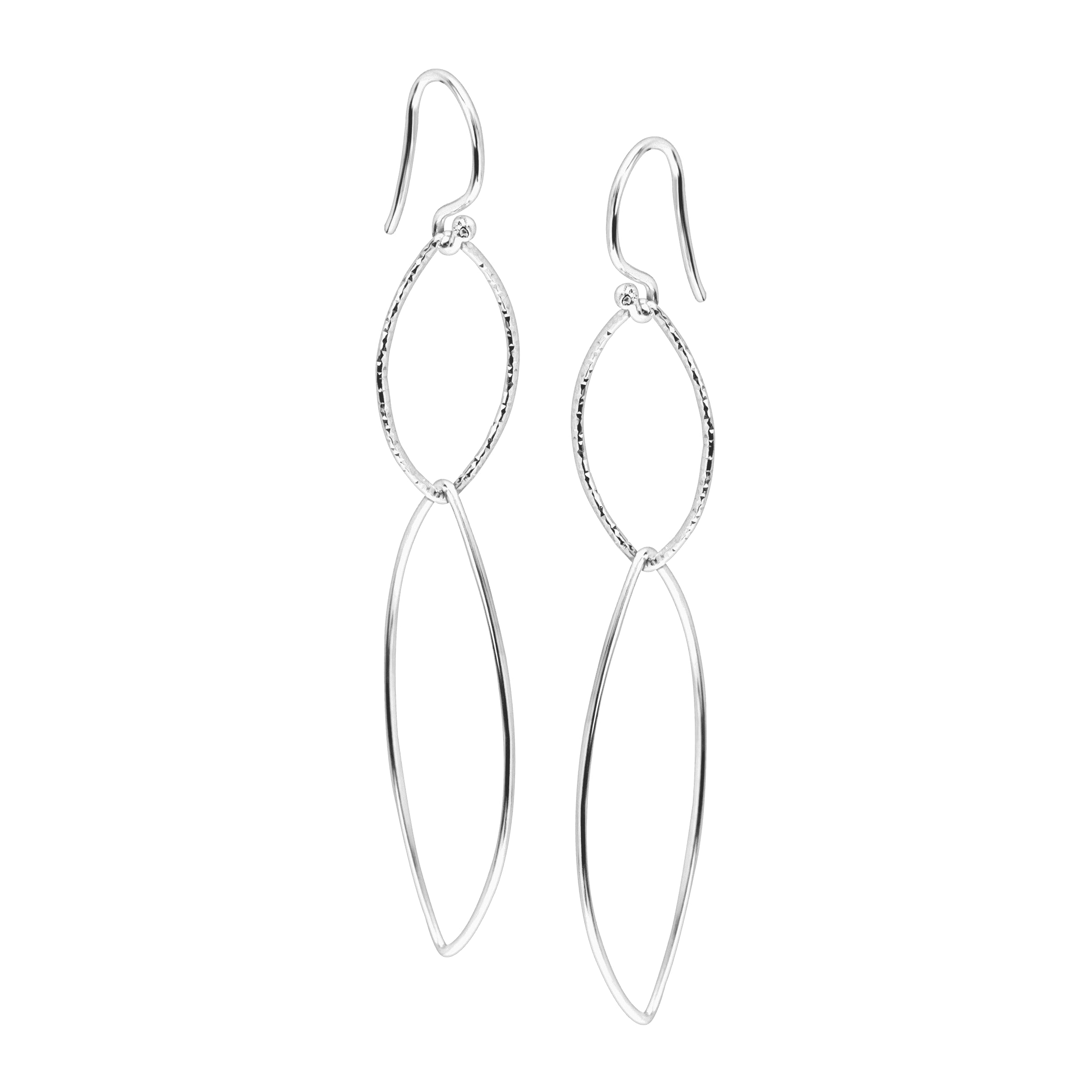 Silpada 'Interlocking' Drop Earrings in Sterling Silver