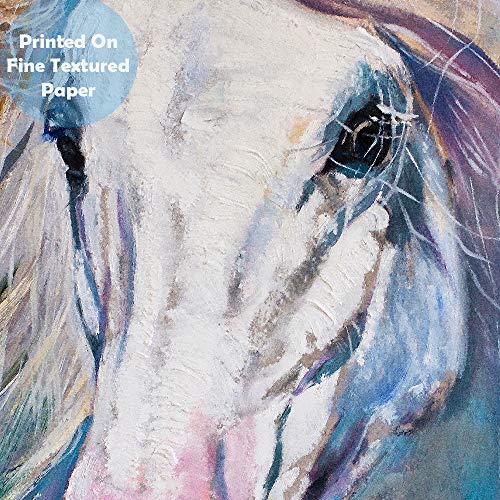 Wall Art Equestrian Horse Lovers Painting Print Glam Modern Art Poster Print Designer Brand