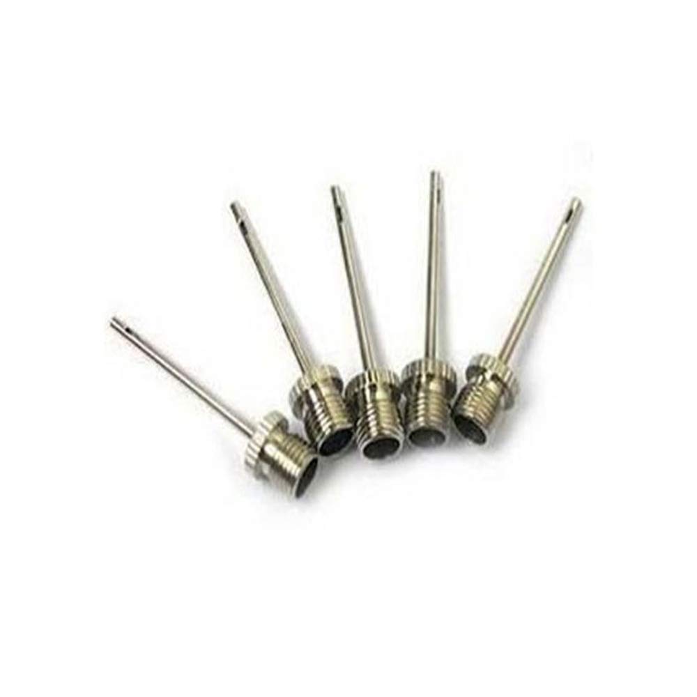 Xeminor 5Pcs American Inflatable Needle Stainless Steel Ball Needle Gas Needle Suitable for Football Basketball ect