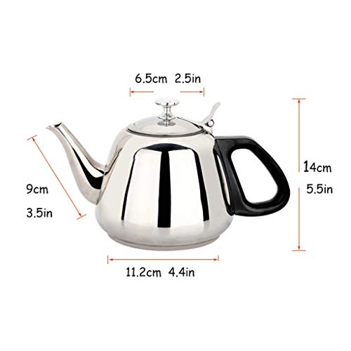 Stainless Steel Kettle Stove Kettle Creative Fashion Teapot Large-capacity Household Teapot With Filter (1.3L, 43.9OZ) Multifunctional water kettle