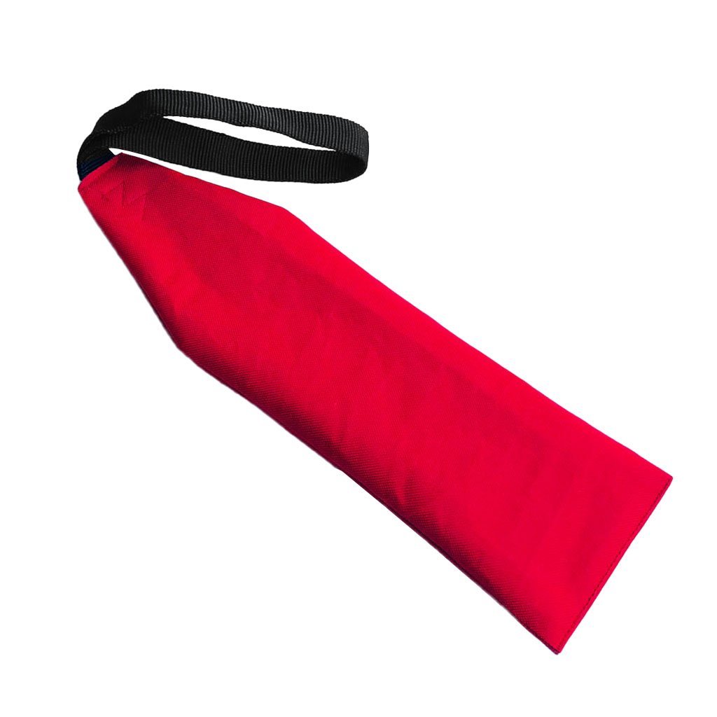 ZXAZX 2 Pieces Red Travel Flag Tow Warning Flag with Webbing Suit for Kayak Canoes Safety Accessories