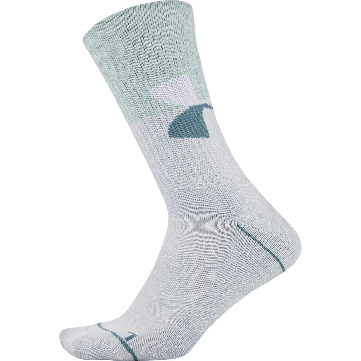 Under Armour Phenom Graphic Crew Sock - Men's Lichen Blue/Asst, 9.0-11.0