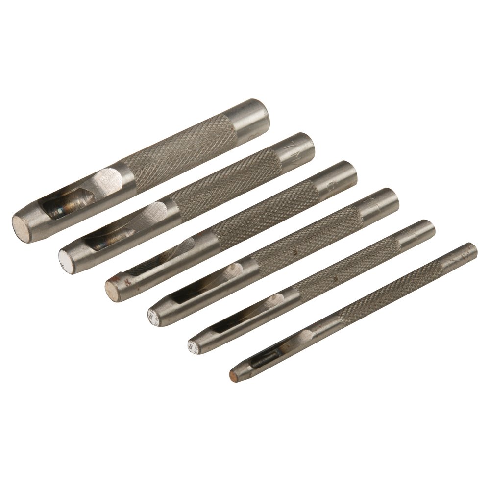 Silverline 667372 Hollow Punch Set, 6-Piece