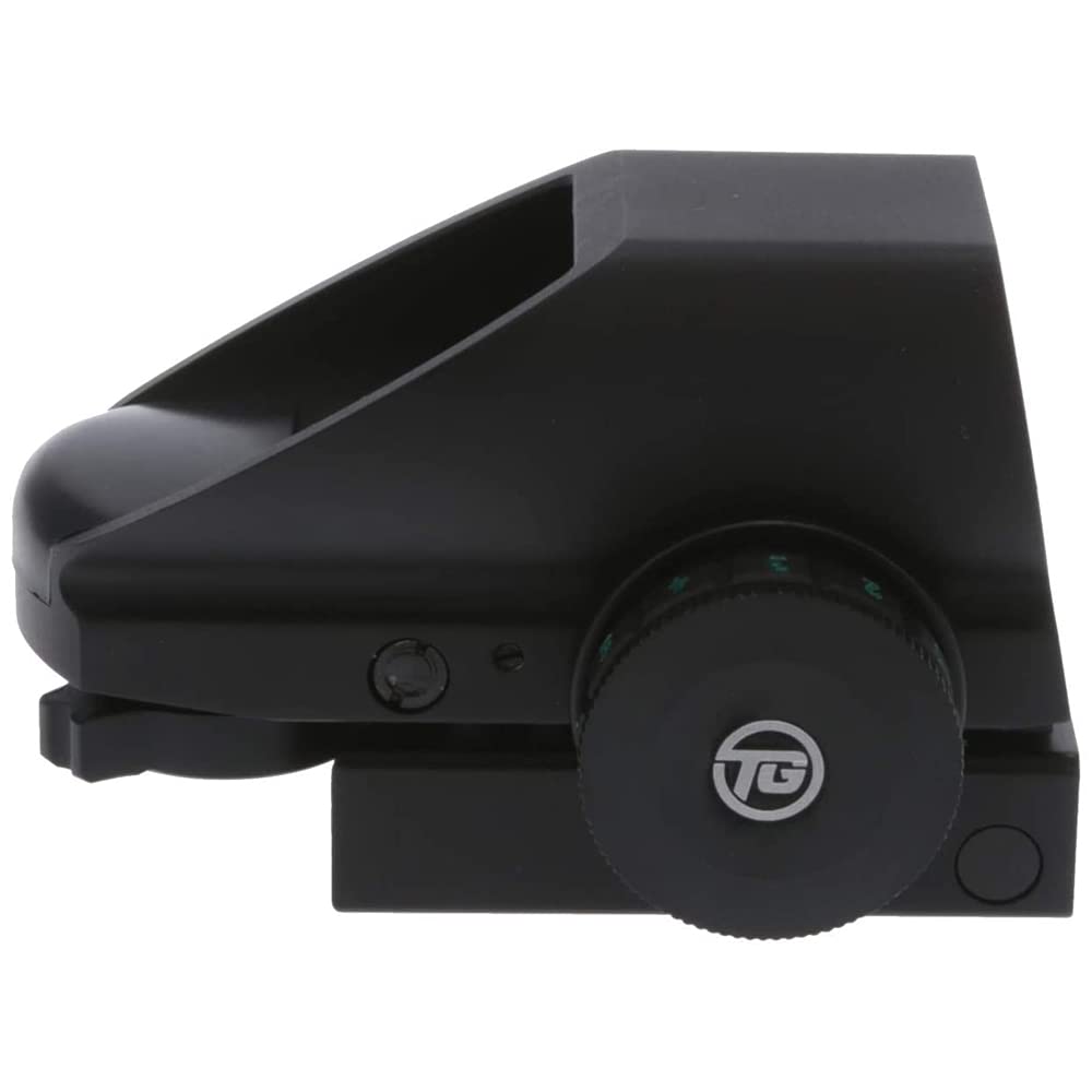 TruGlo TG-TG8380B TruBrite Multi Reticle Dual Color Red and Green Open Dot Hunting Tactical Sight with Weaver Mount System, Black