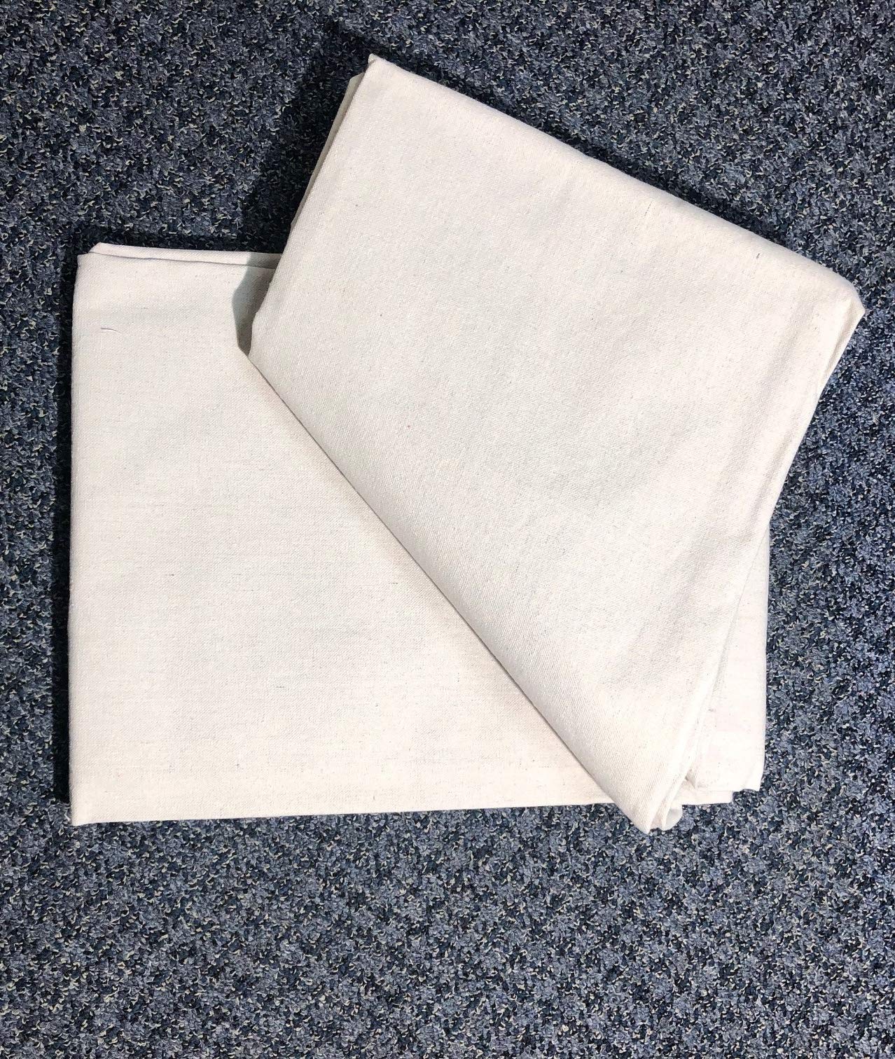The Contractors Choice Painters Canvas Drop Cloth, Contractor Grade Medium Weight, 8 oz, 4’ x 15’ (CC-DC8-415)