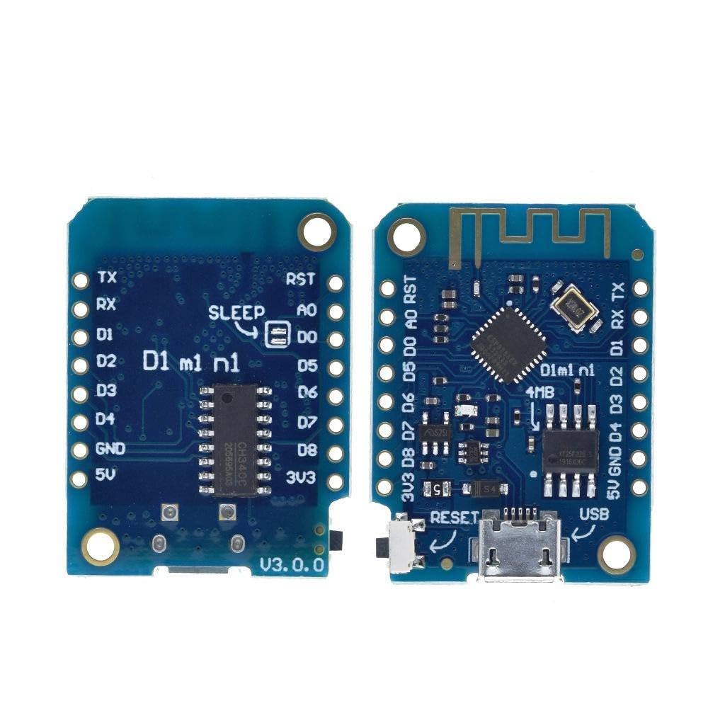 Wemos D1 Mini V3.0.0 WiFi Internet of Things Development Board Based ESP8266 CH340 CH340G 4MB for Arduino Nodemcu V2 MicroPython