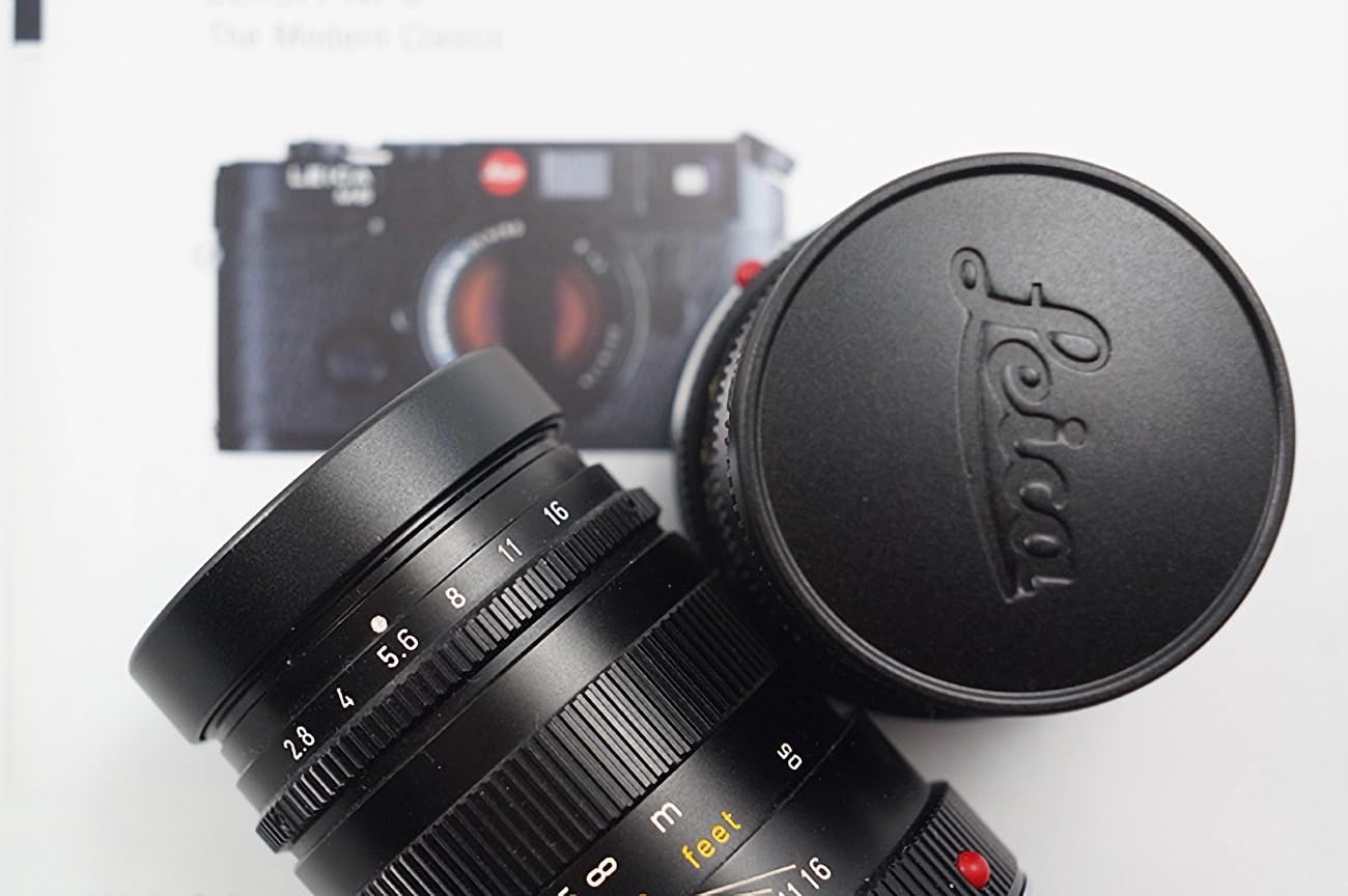 YEWOOP Qb-C Metal Black Lens Cap Front Cover Compatible with Leica L39 E39 Caliber Lens Voigtlander Zeiss Summicron Summaron Summilux Elmar Elmarit Jupiter, Internal Diameter 42mm(1.65in) (Black)