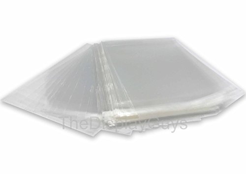 The Display Guys, 25 Pcs 10 7/16“x 15 1/4” Clear Self Adhesive Plastic Bags for 10x15 inches Picture, Poster, Photo Framing Mats