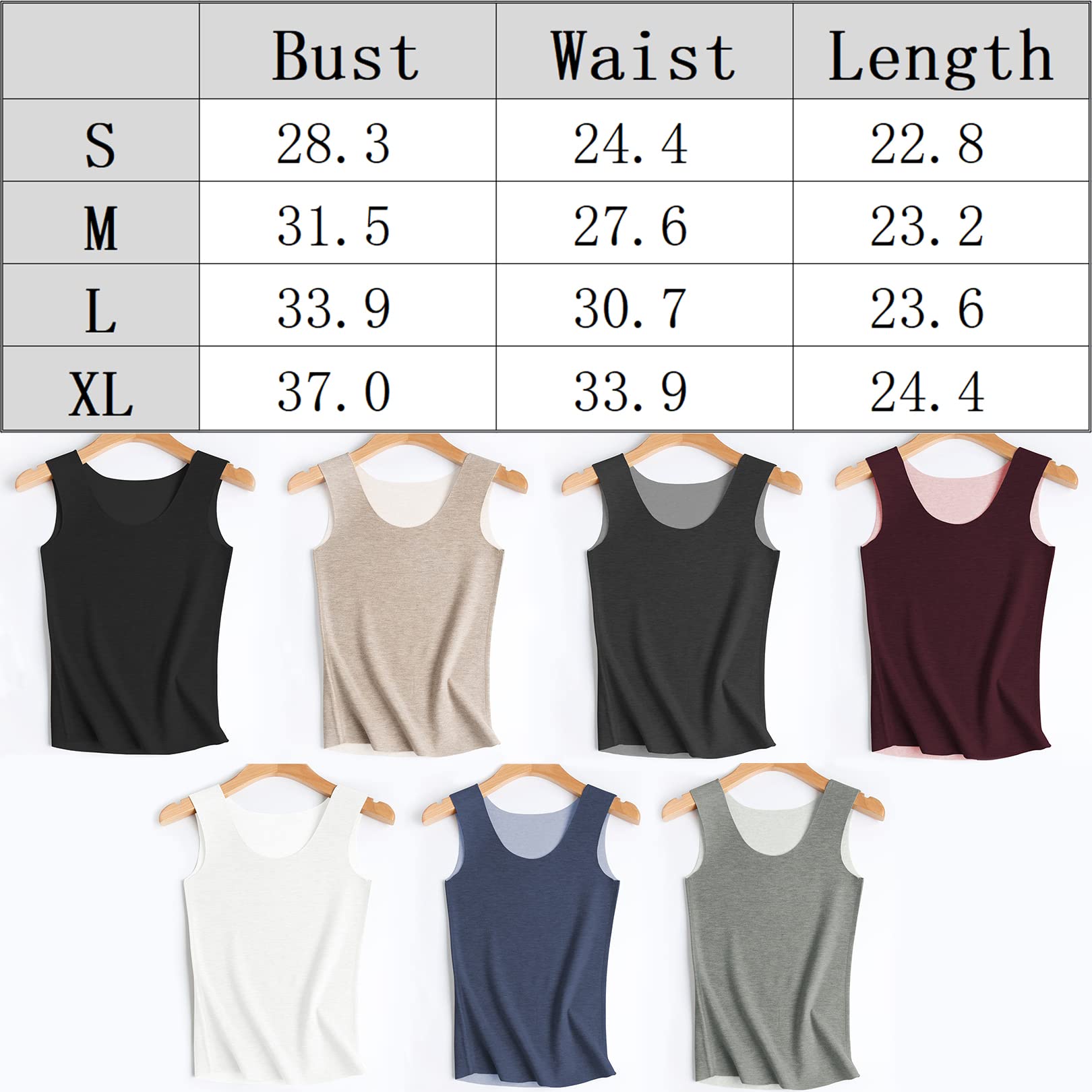 YYA Women's Slim-Fit Tank Tops Square Neck Ribbed Top Sleeveless Casual Basic Shirts Dark Blue