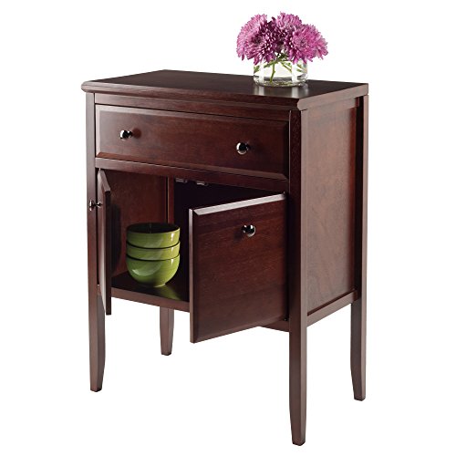 Winsome Orleans Buffet, Cappuccino, 27.56"W x 35.43"H x 16.34"D
