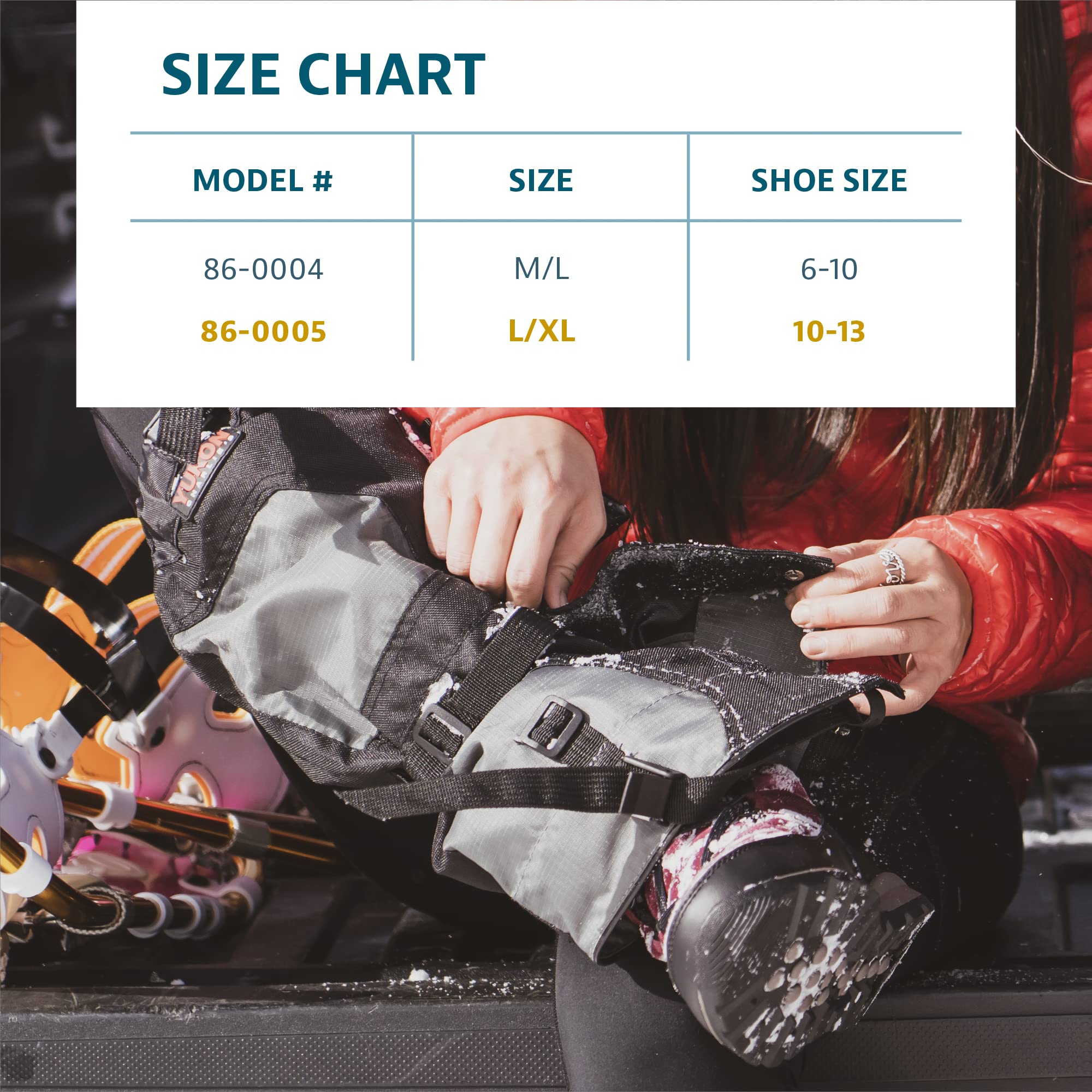 Yukon Charlie's Stay-Dri Gaiters, Large/X-Large