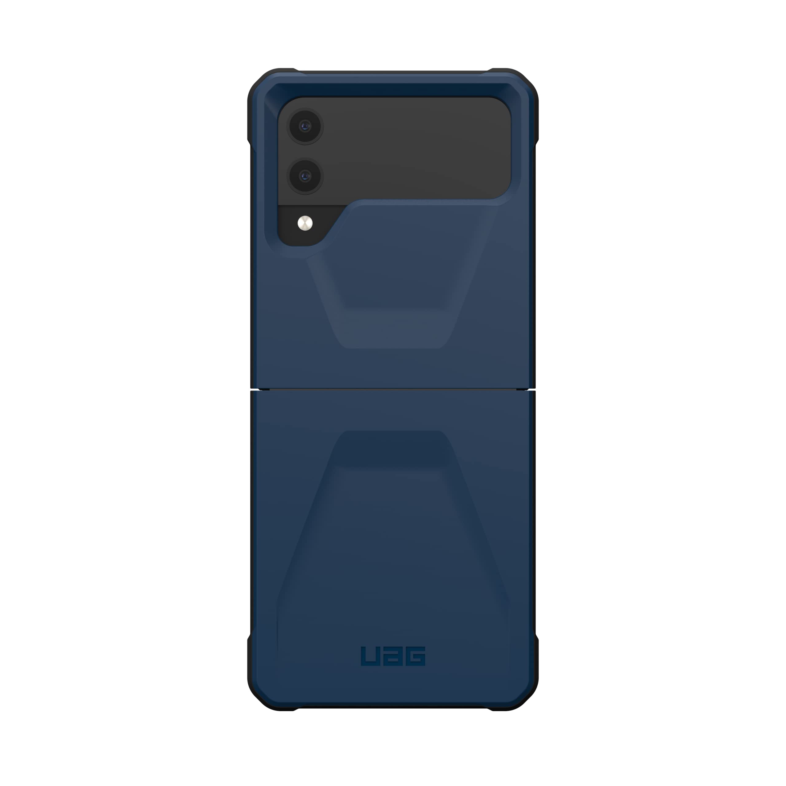 URBAN ARMOR GEAR UAG Designed for Samsung Galaxy Z Flip 4 Case 2022 Blue Mallard Civilian Sleek Ultra-Thin Shock-Absorbent Protective Cover
