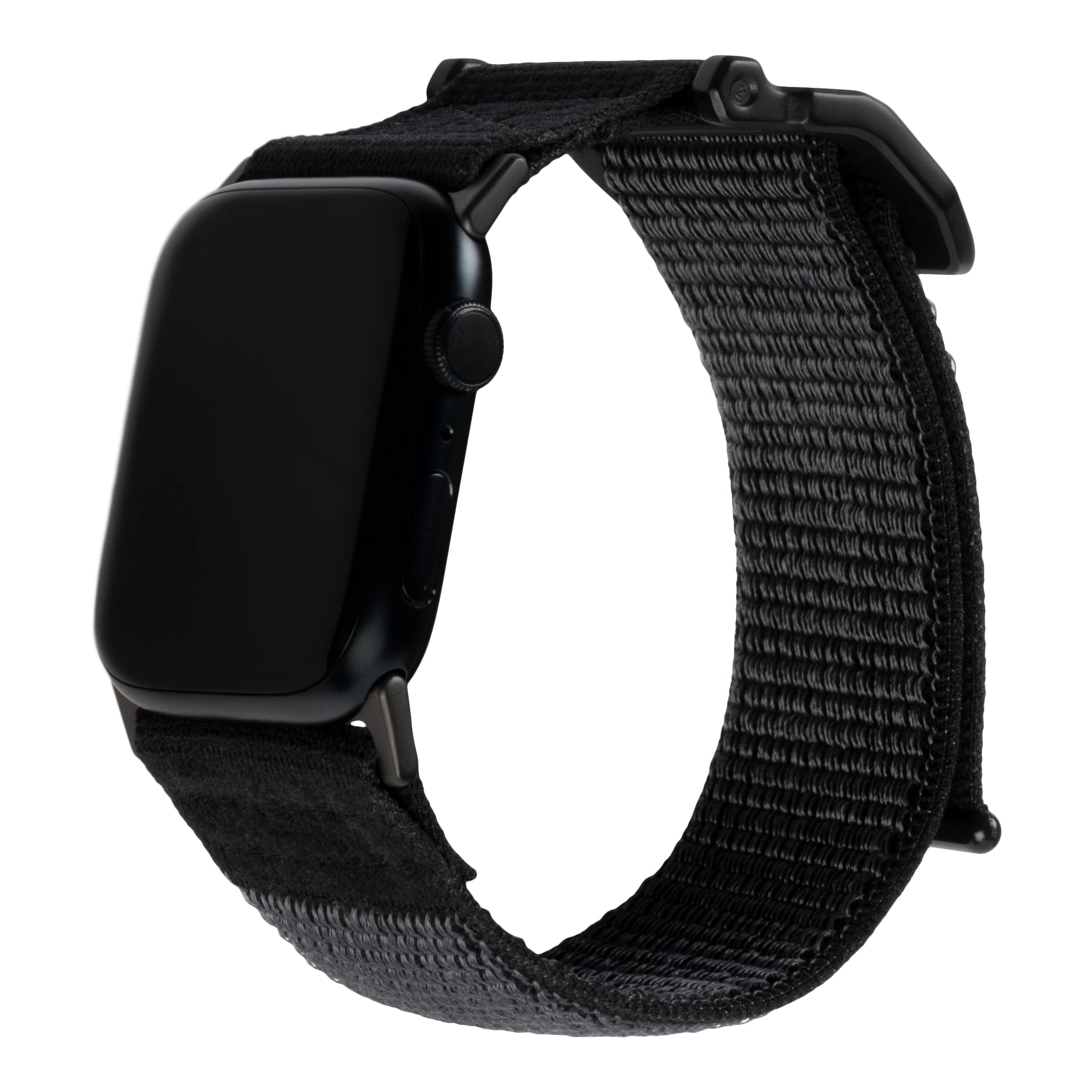 URBAN ARMOR GEAR UAG Compatible with Apple Watch Band 49/45/44/42mm for iWatch Series Ultra 2/9/Ultra/SE 2/8/1-7/SE Active Graphite/Black (New Edition) Sport Adjustable Replacement Strap