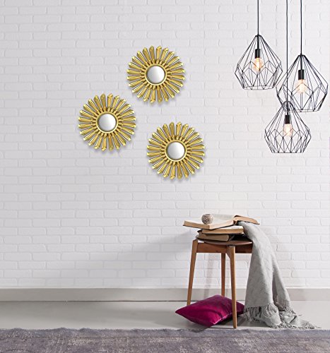 Urban Shop Metallic Mirror, Gold