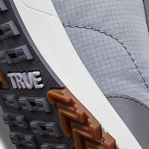 TRUE Linkswear All Day Ripstop V2, Women's Golf Shoes, 100% Recycled Materials, Water Resistant, Charcoal, 11